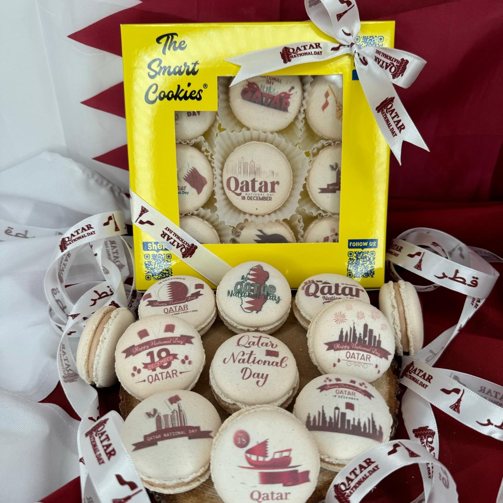 QATAR NATIONAL DAY 🌴🌴🐪 MACARONS – The Smart Cookies®